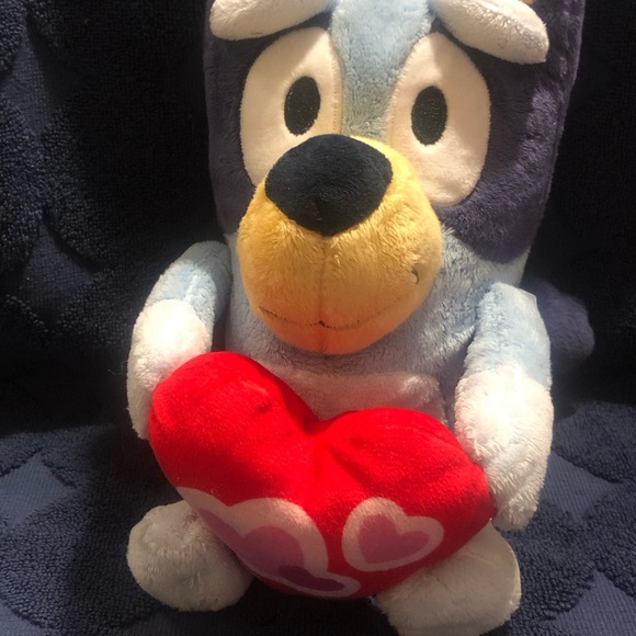 Bluey | Toys | Bluey With Red Heart | Poshmark